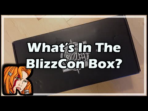 Blizzcon 2016 Goody Bag Unboxing